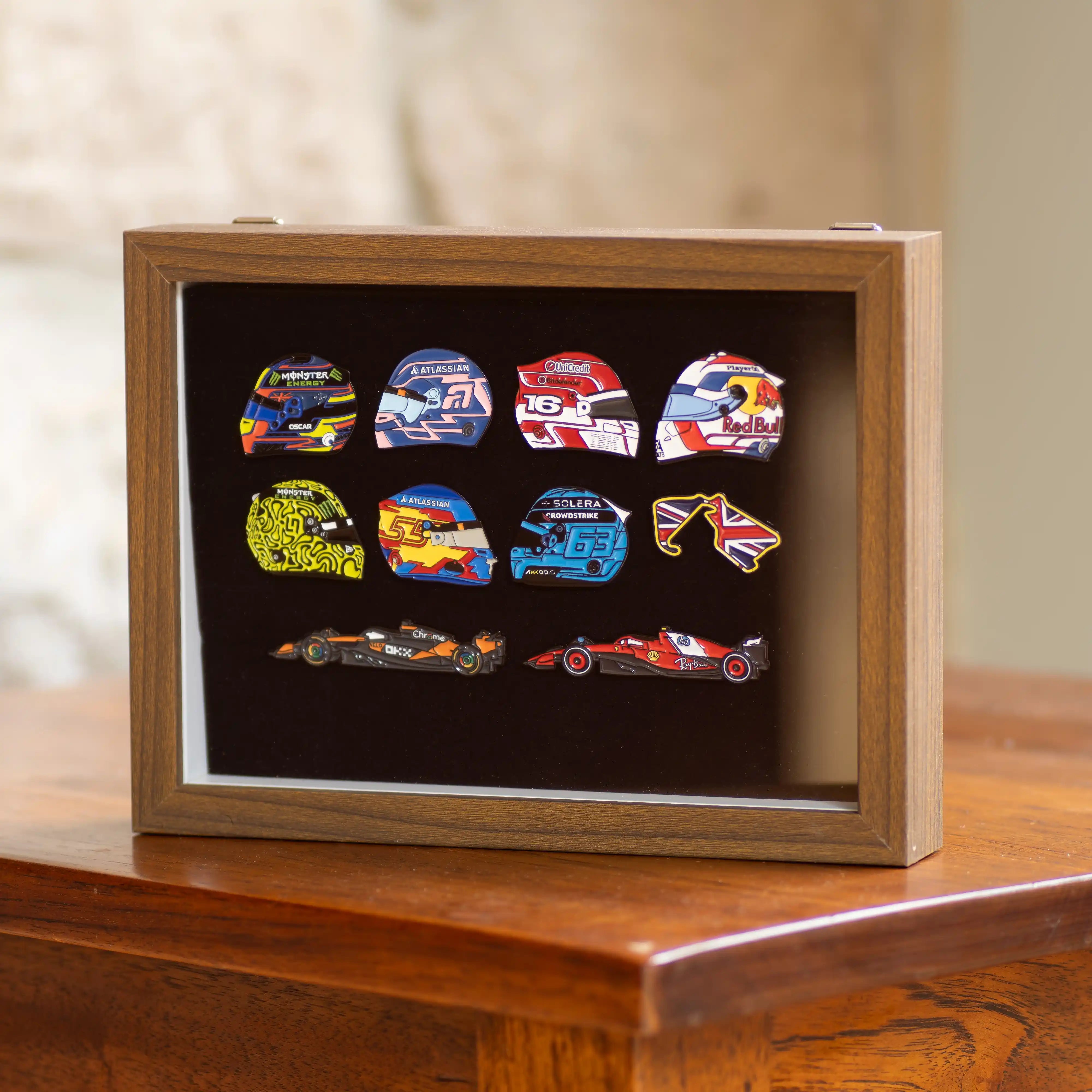 Display Case With 10 Pins of Your Choice – GPPins.com